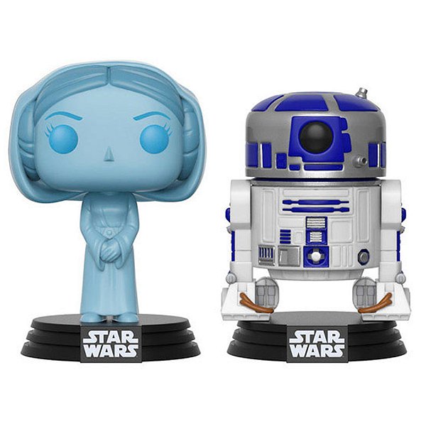 Funko Pop! Star Wars Princess Leia & R2-D2 2 Pack Exclusivo Original ...