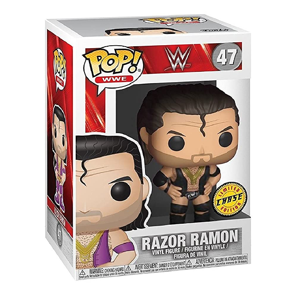 Funko Pop! Wwe Razor Ramon 47 Exclusivo Chase Original Colecionavel ...