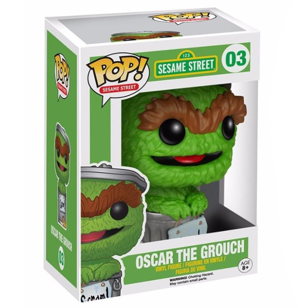 Funko Pop! Television Sesame Street Oscar The Grouch 03 Original - Moça ...