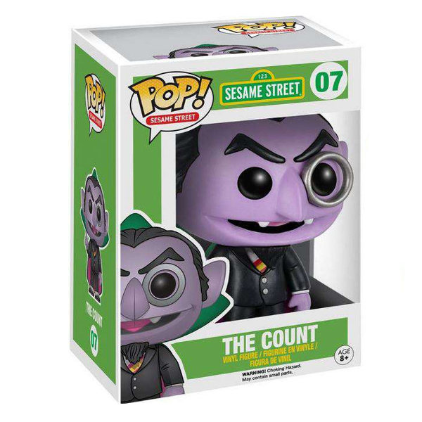 Funko Pop! Sesame Street The Count 07 Original Colecionavel - Moça do ...