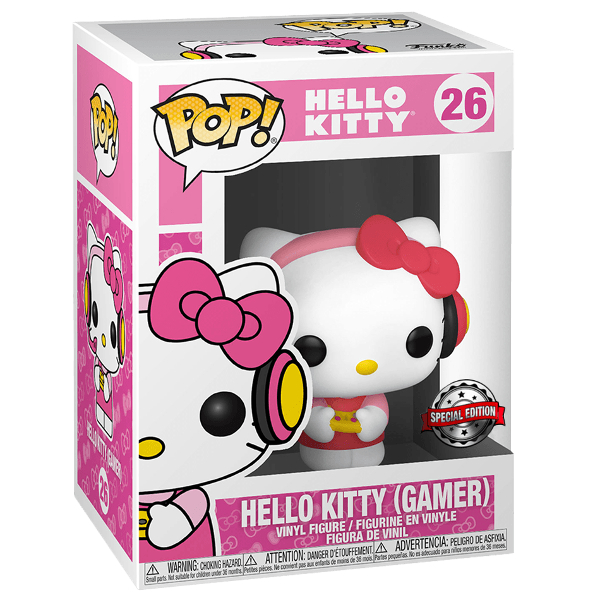 Funko Pop! Hello Kitty Gamer 26 Exclusivo Original Colecionavel - Moça ...