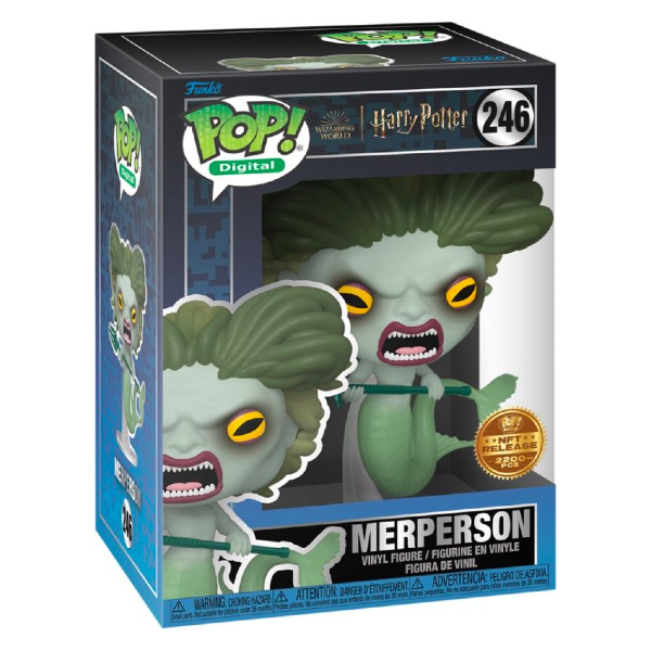 Funko Pop! Digital NFT Filme Harry Potter Merperson 246 Exclusivo ...