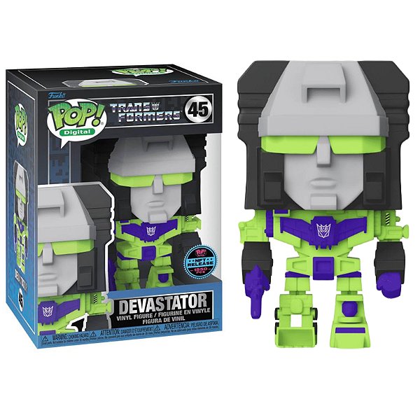 Funko Pop! Digital NFT Transformers Devastator 45 Exclusivo Original ...