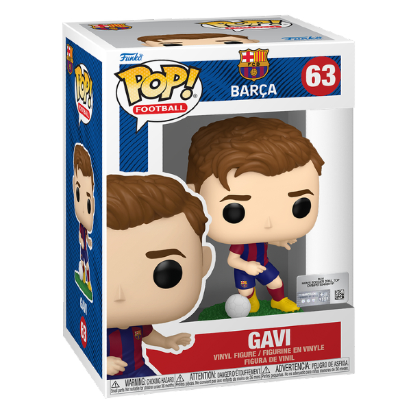 Funko Pop! Football Barça Futebol Barcelona Gavi 63 Original - Moça do ...
