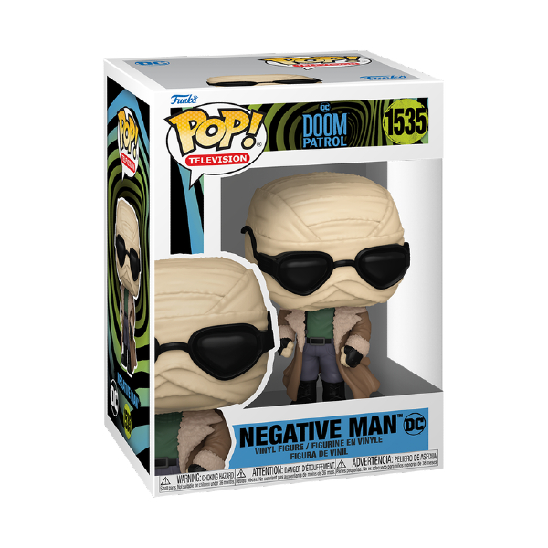 Funko Pop! Television Dc Comics Doom Patrol Negative Man 1535 - Moça do ...