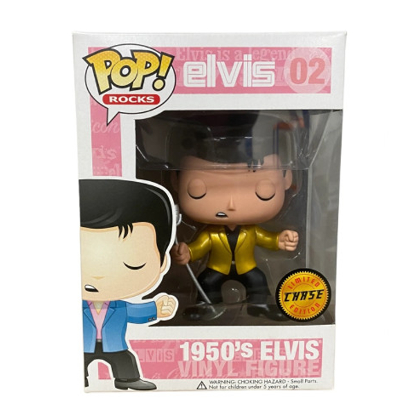 Funko Pop! Rocks 1950s Elvis Presley 02 Exclusivo Chase - Moça do Pop ...