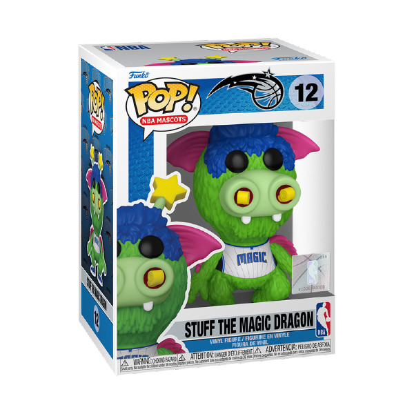 Funko Pop! NBA Mascots Stuff the Magic Dragon 12 Exclusivo Original ...