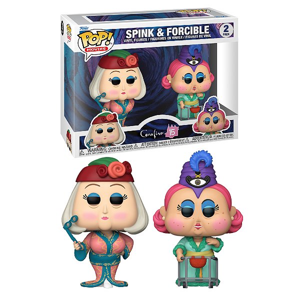 Funko Pop! Television Filme Coraline Spink & Forcible 2 Pack Original ...