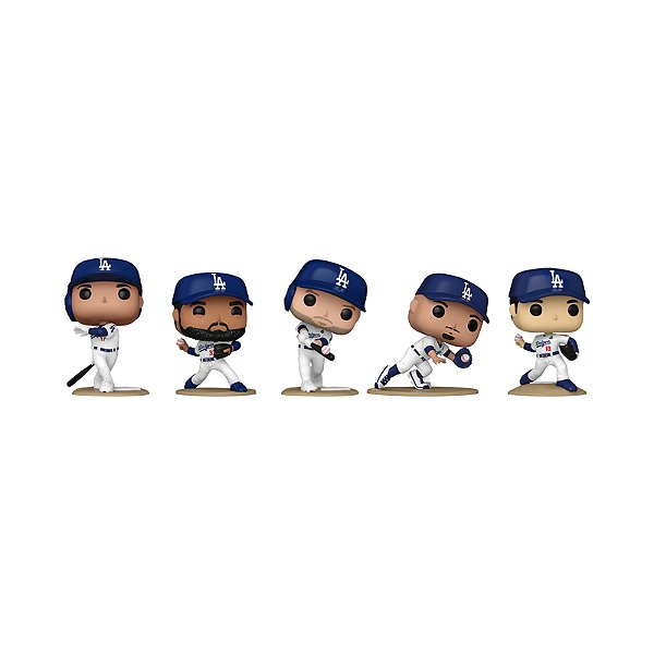 Funko Pop! MLB Los Angeles Dodgers 5 Pack Exclusivo - Moça do Pop ...