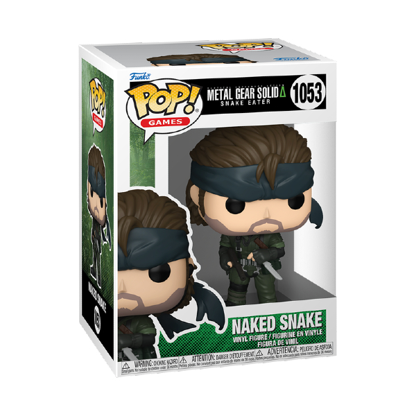 Funko Pop! Games Metal Gear Solid Naked Snake 1053 Original - Moça do ...