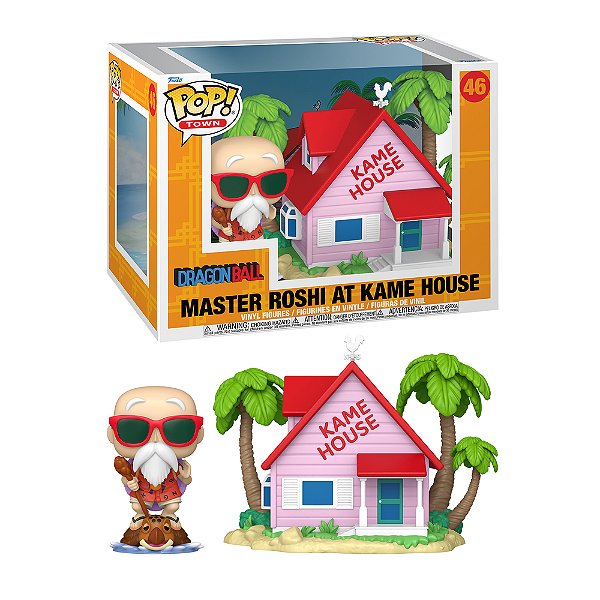 Funko Pop! Town Dragon Ball Master Roshi at Kame House 46 Original ...