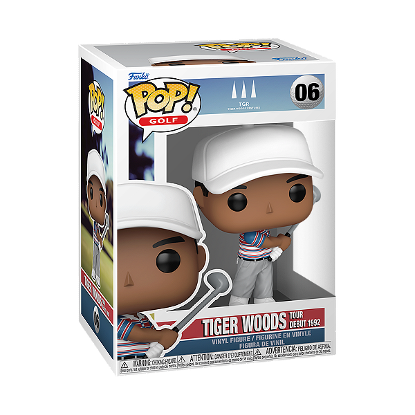 Funko Pop! Golf TGR Tiger Woods Tour Debut 1992 06 Original - Moça do ...