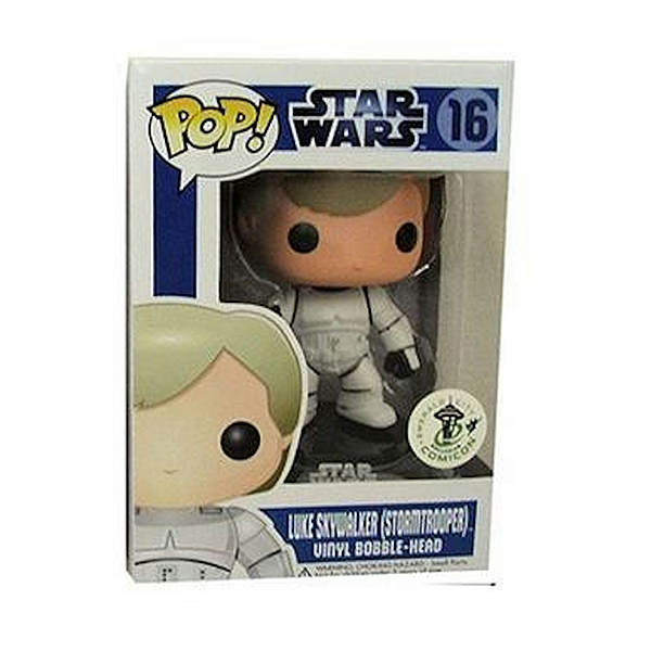Funko Pop! Television Star Wars Luke Skywalker Stormtrooper 16 - Moça ...