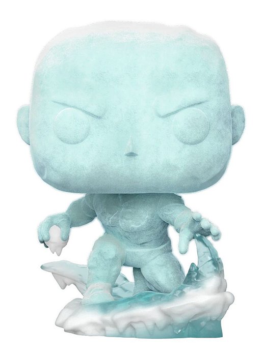 Funko Pop! Marvel Iceman 504 Exclusivo Flocked Original Colecionavel ...