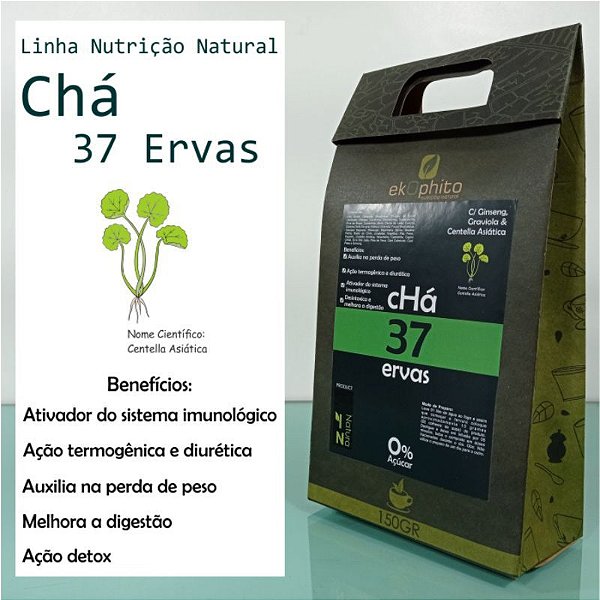CHÁ IN NATURA 37 ERVAS - Aroma Produtos Naturais da Amazônia