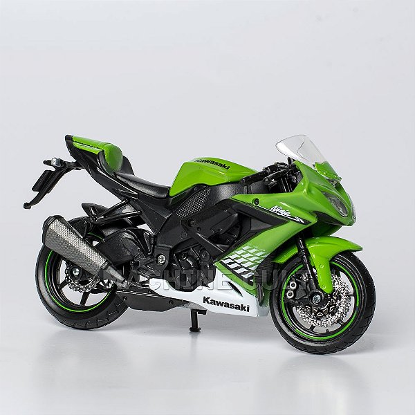 Miniatura Kawasaki Ninja ZX 10R - Kit - Machine Cult | Miniaturas de ...