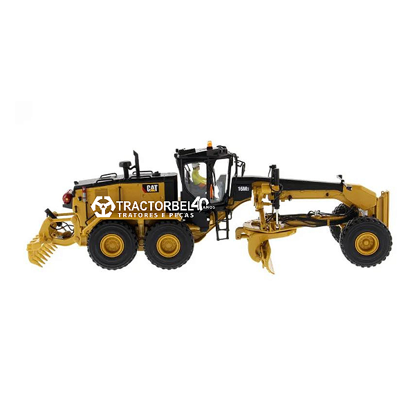 MINIATURA MOTONIVELADORA 16M CATERPILLAR – 85507 - TRACTORBEL TRATORES