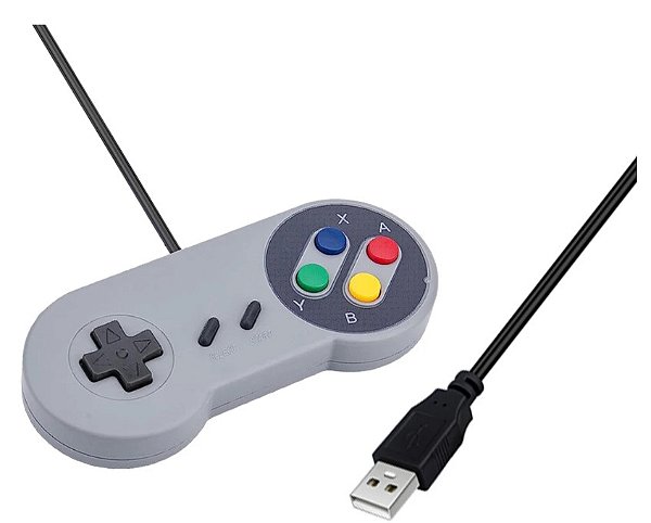 Controle Super Nintendo Usb Para Pc - NyO Tech Games