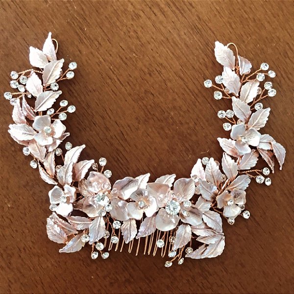 Grinalda Rose Gold - Onda de Flor