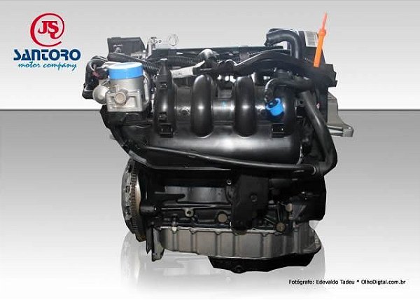 MOTOR VW 1.6 FLEX FOX 2004-2010 NOVO ORIGINAL COMPLETO. - JS SANTORO
