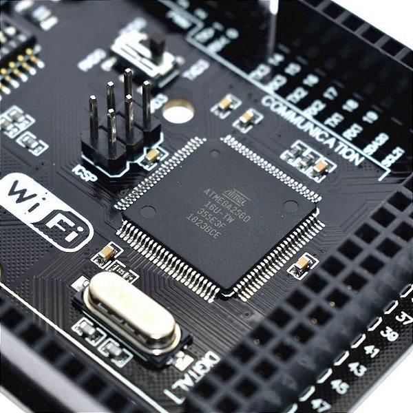 MEGA WIFI R3 Atmega2560 com ESP8266 e CH340 Fermarc Robótica
