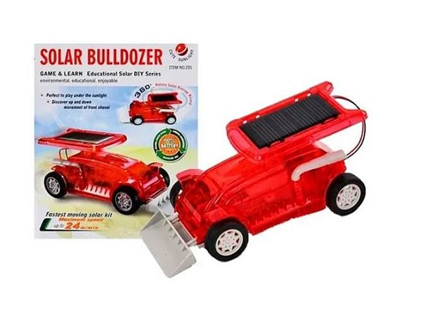 KIT EXPERIMENTOS SOLAR BULLDOZER - ARDUCORE - Robótica Educacional arduino