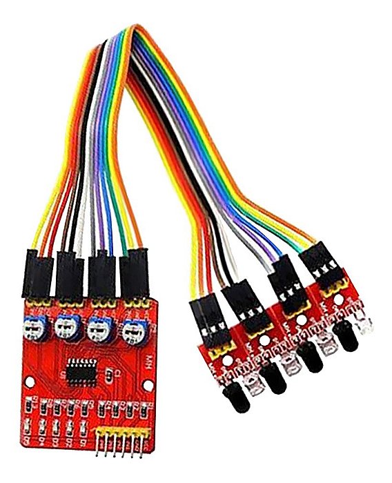 Sensor de Linha Infravermelho 4 Sondas - ARDUCORE - Robótica ...
