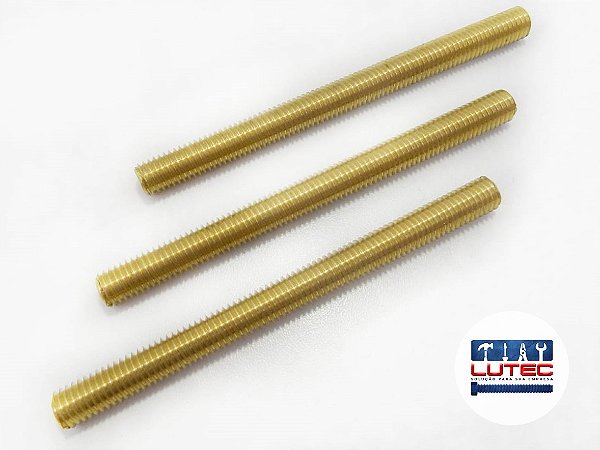 Kit Barra Roscada M5 X 1 Metro Com Porca E Arruela Latão - LUTEC ...