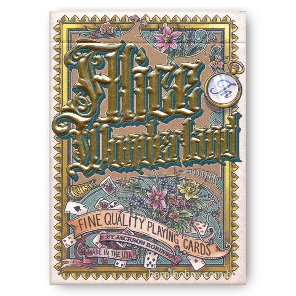 Cartas De Baralho Vintage Alice No Pais Das Maravilhas Baralho Bicycle