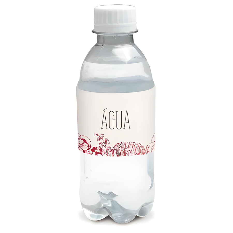 Rotulos De Garrafas De Agua Potavel Embaladas