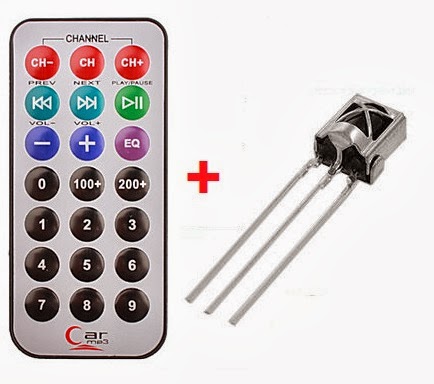 Kit Infravermelho - Controle Remoto + Receptor IR - Módulos - AutoCore ...