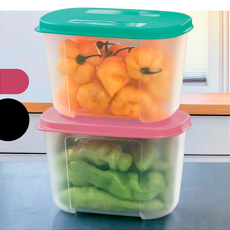Kit Tupperware Refri Fresh Mini 300ml 2 Peças Várias Cores - Comprar ...