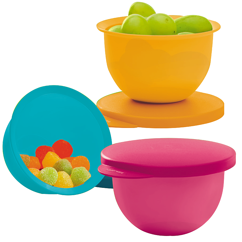 Kit Tupperware Tigela Murano 200ml 3 peças - Comprar Tupperware Online ...