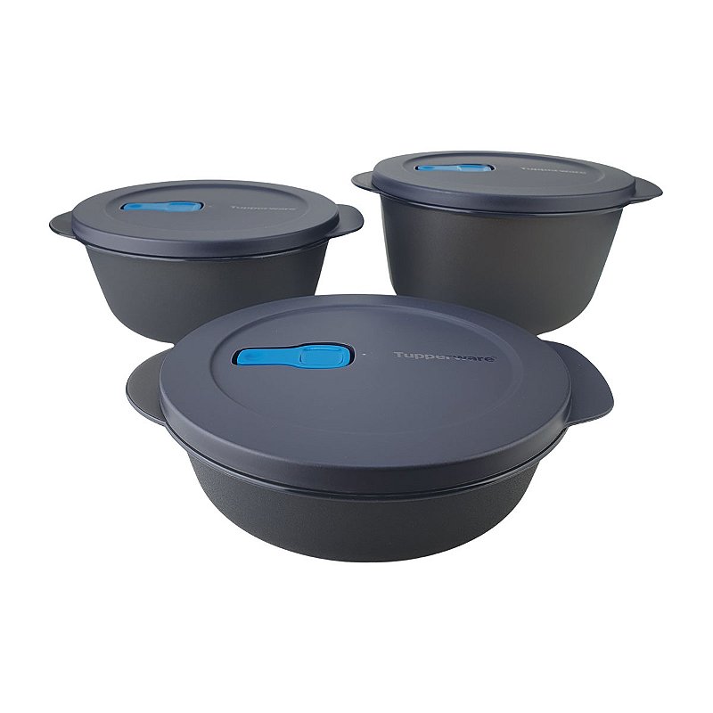 Kit Tupperware PDA 08/2024 Cristalwave Geração II 3 peças - Comprar ...