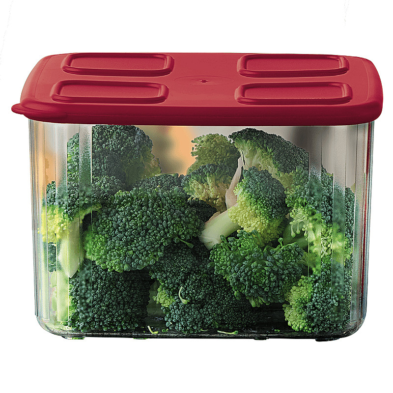 Tupperware Clear Mate Quadrado Alto 1,62 Litro Vermelho - Comprar ...