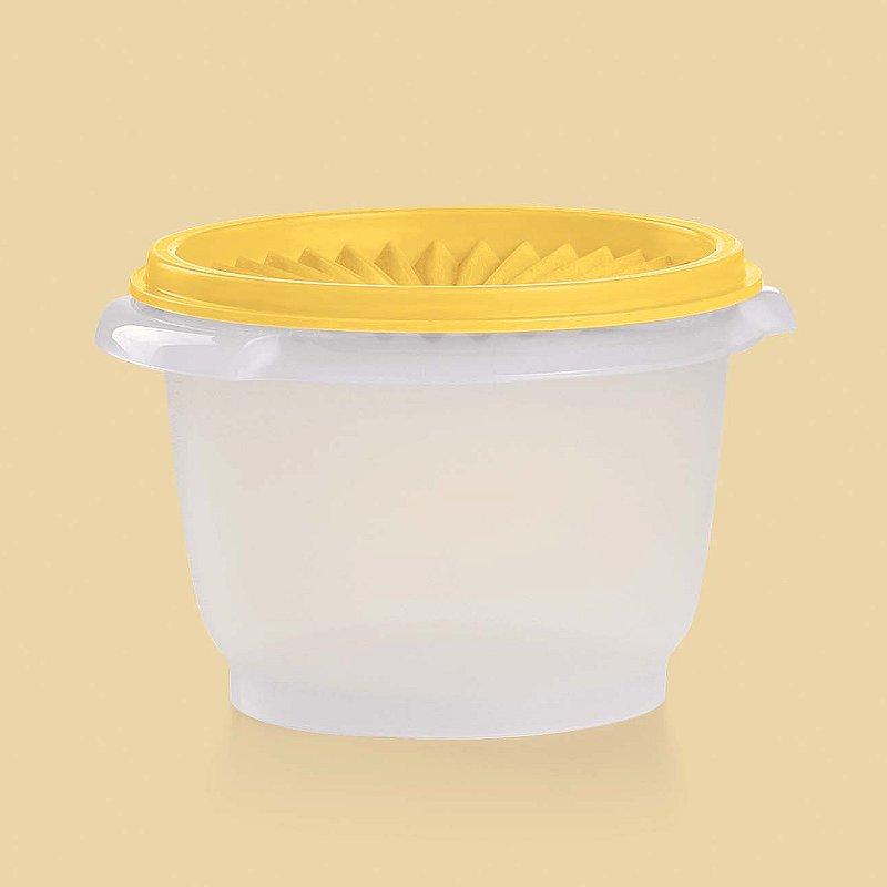 Tupperware Tigela Sensação 600ml Amarela Translúcida - Comprar ...