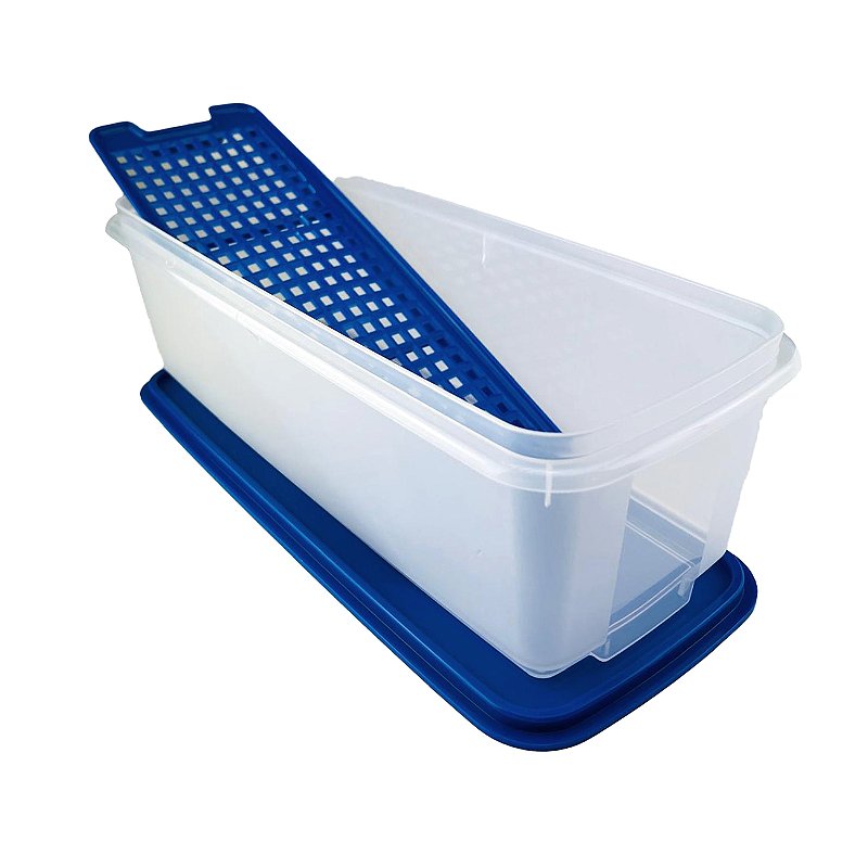 Tupperware Super Caixa 4,3 litros Azul Translúcido - Comprar Tupperware ...
