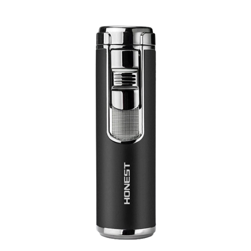 Isqueiro Maçarico Honest - Black Modelo 4 chamas - Caixas Umidoras para ...