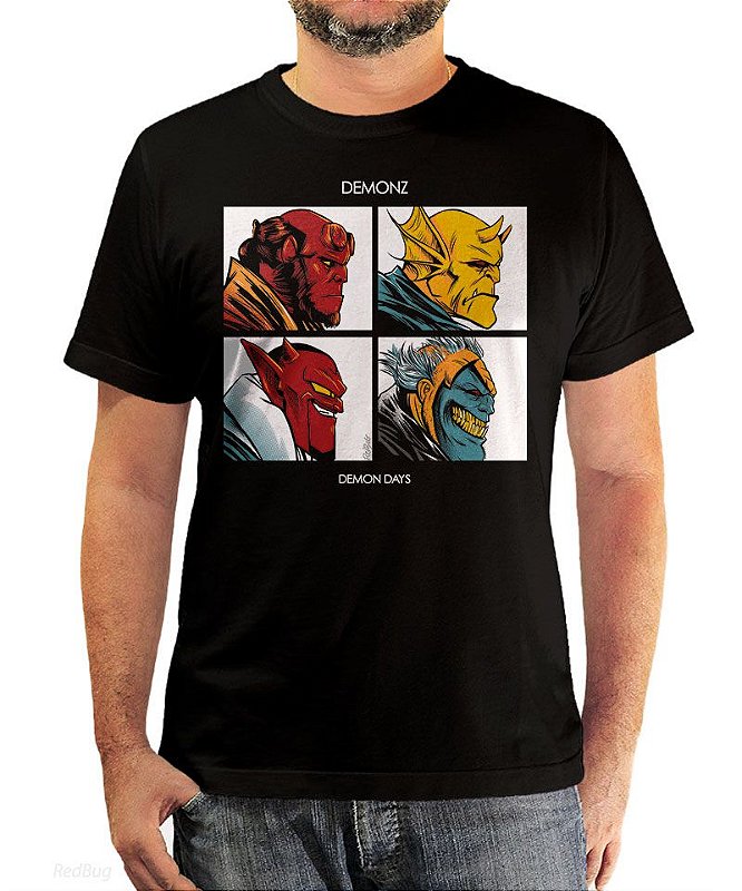 Camiseta Demon Days - RedBug Camisetas