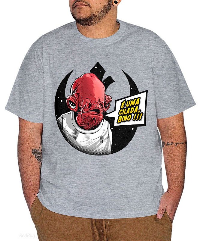 Camiseta É uma cilada, Bino! - RedBug Camisetas
