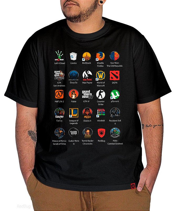 Camisetas criativas para geeks e nerds descolados. - RedBug Camisetas