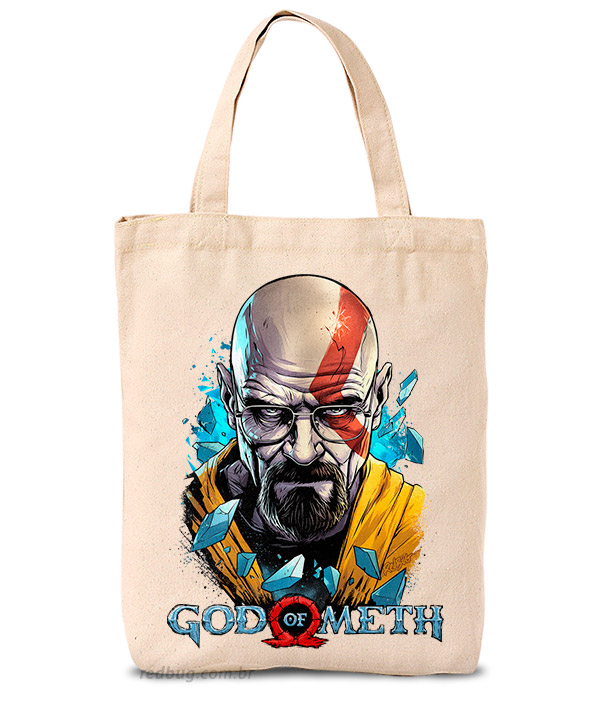 Ecobag God of Meth! Bolsa geek e nerd da RedBug - RedBug Camisetas