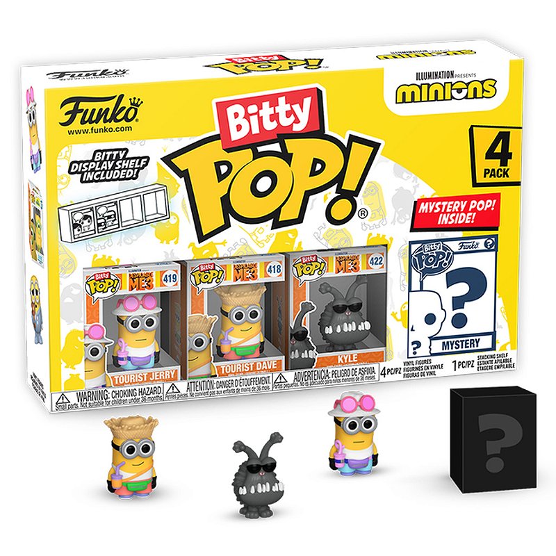 Funko Pop # Bitty Minions - Tourist Jerry - Brasil Games - Console PS5 ...