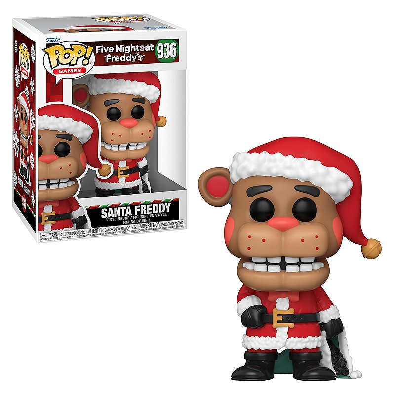 Funko Pop #936 -Santa Freddy - Five Nights - Brasil Games - Console PS5 ...