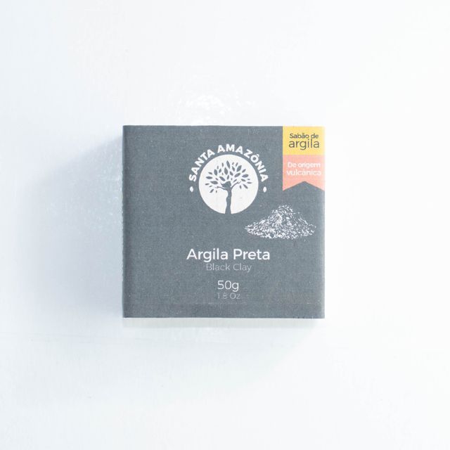 Sabão de Argila Preta - SANTA AMAZÔNIA