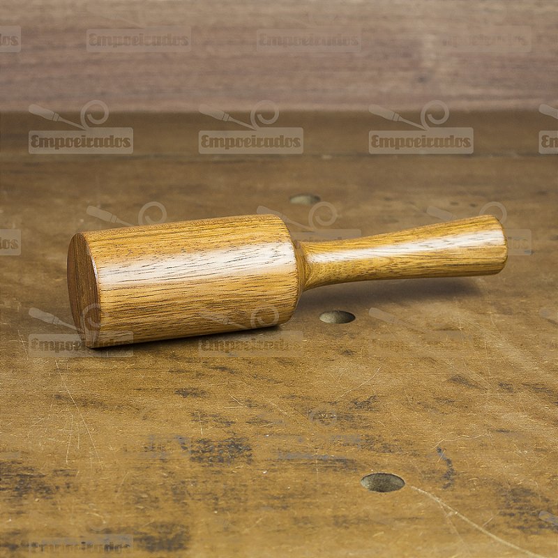 Malho de Entalhador em Jatobá - Pequeno - Rivertools - Loja Empoeirados