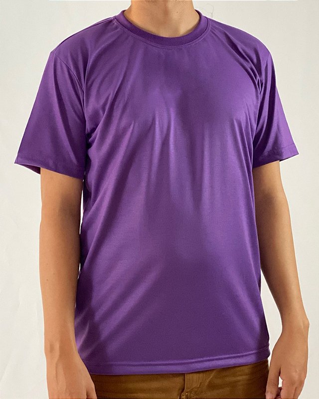 Camiseta Roxa, 100% Poliéster - Fábrica de Camisetas Em Curitiba - (41 ...