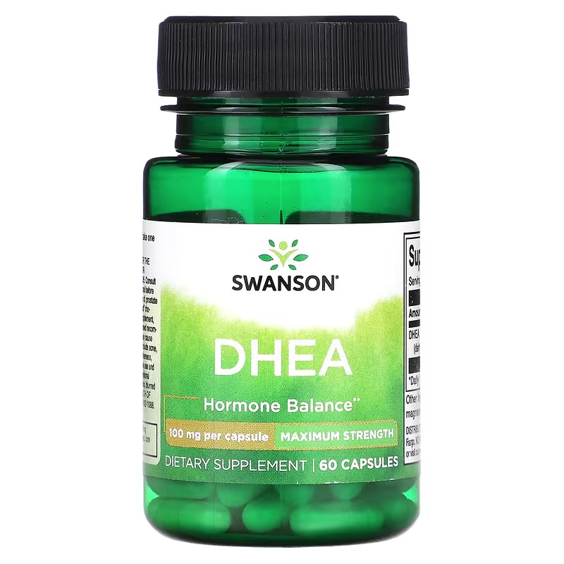 Swanson DHEA, Ultra Máxima Força 100 mg | 60 Cápsulas - Labravia