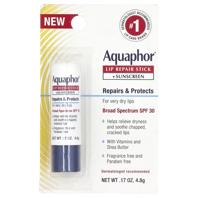 Aquaphor Lip Balm Reparador Labial + Protetor Solar FPS 30 - Labravia