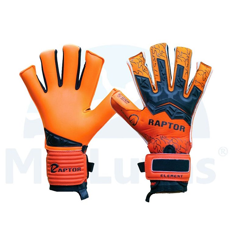 Luva De Goleiro Raptor Element Fogo LANÇAMENTO! - MS Luvas